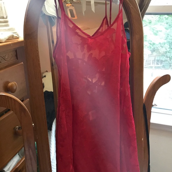 Secret Treasures | Intimates & Sleepwear | Secret Treasures Red Nightie ...